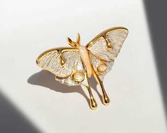 Half Moon Moth Diamond Three Ring Set: 18kt Rose Gold, Trillion & Kite ...