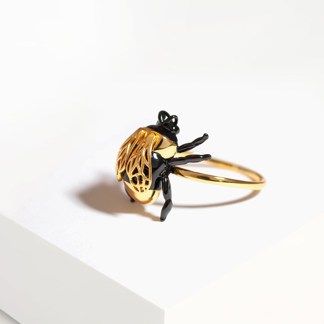 Bumble Bee Ring - Etsy