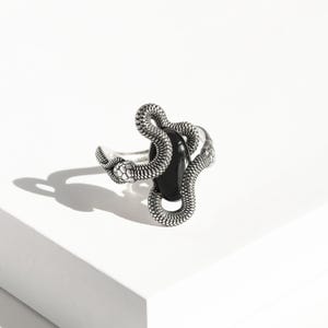 Snake Ring, Serpent Ring, Gold Snake Ring, Gold Gemstone Snakes - Etsy