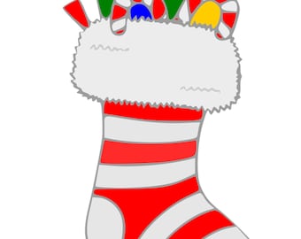 Santa Stocking Holder SVG Santa Svg Christmas Stocking Holder SVG Santa ...