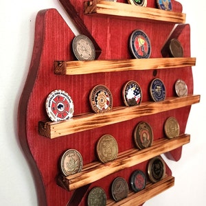 F.F. Red Maltese Cross Challenge Coin Holder - Etsy