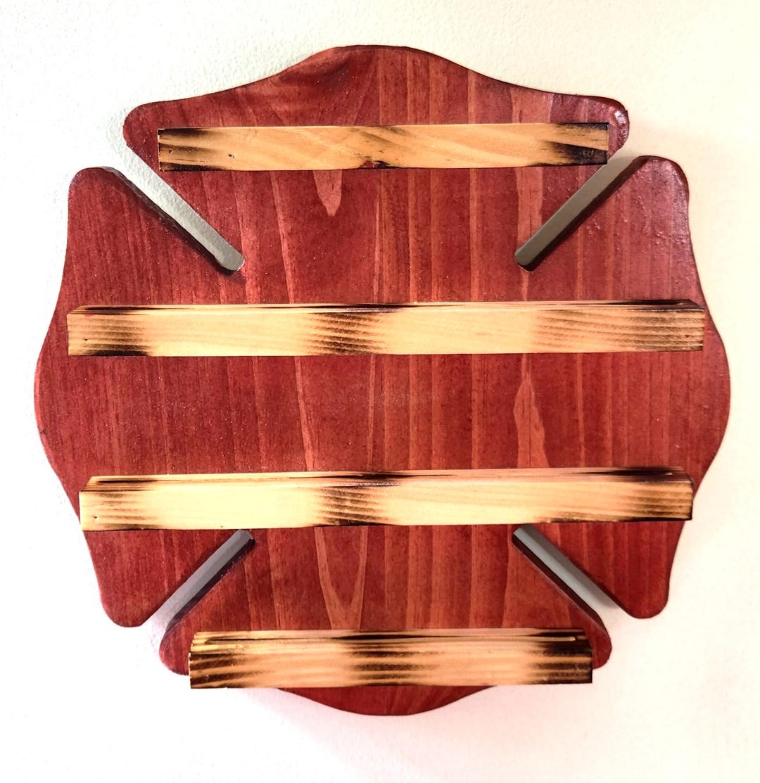 12" Red Maltese Cross Challenge Coin Holder - Etsy