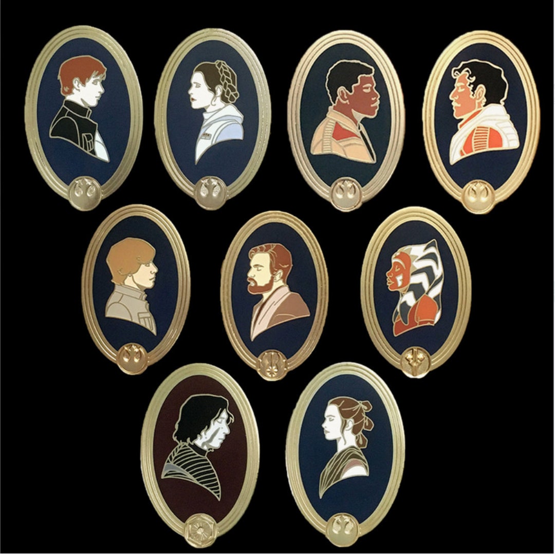 SPACE OPERA Character Cameo Hard Enamel Pins - Etsy