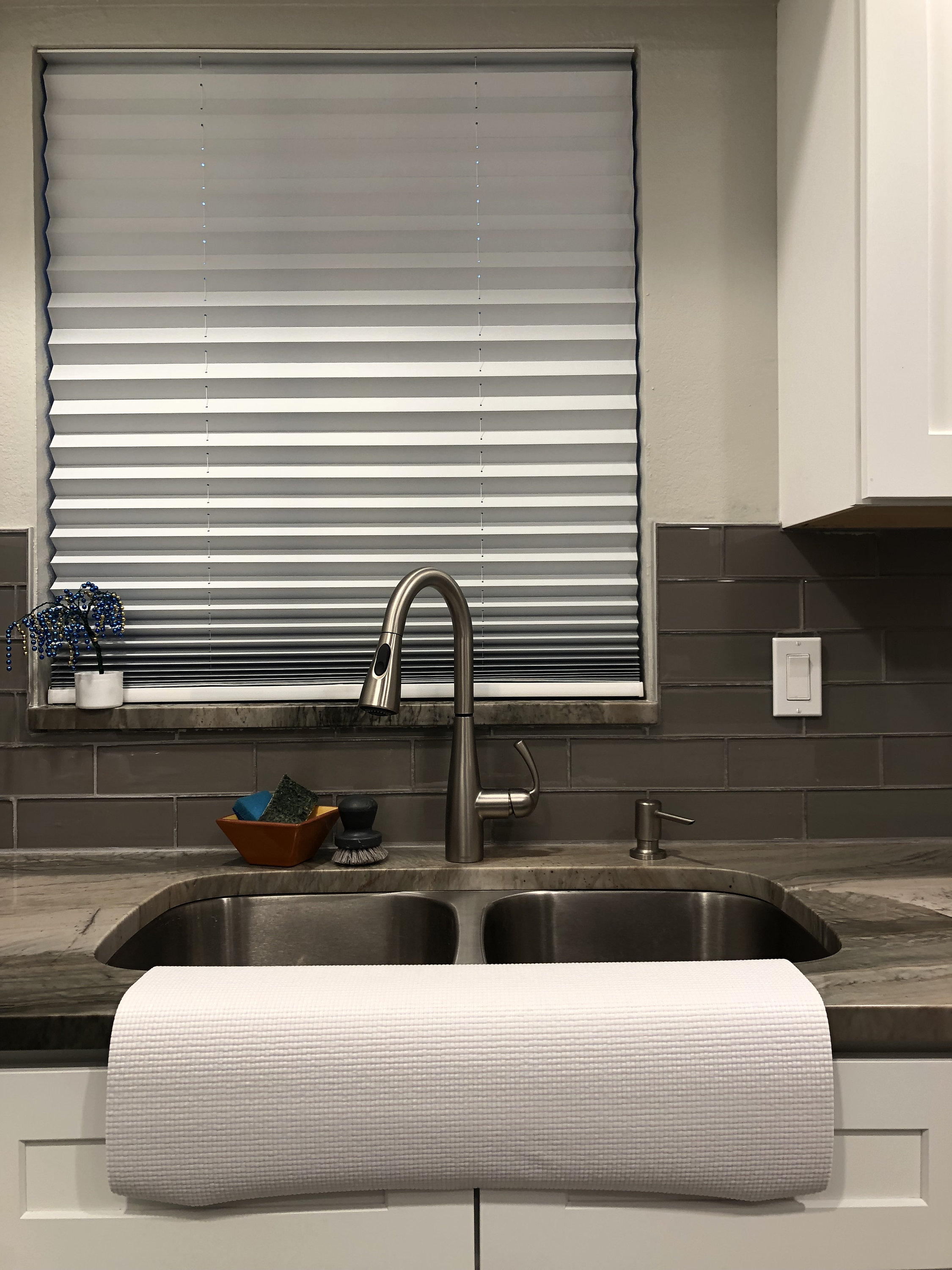 White Double SINK EDGE GUARD, Kitchen, Splash and Countertop Protector ...