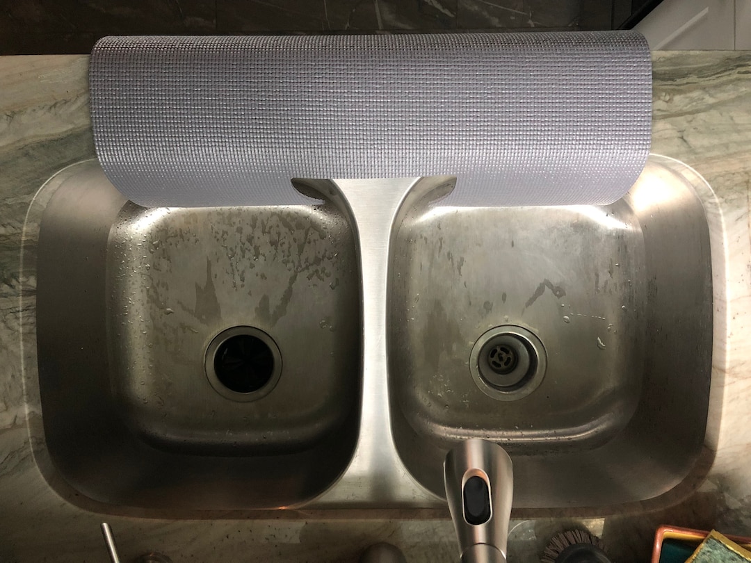 Gray Double SINK EDGE GUARD, Kitchen, Splash Countertop Protector ...