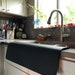 Black Double SINK EDGE GUARD, Kitchen Sink Splash Guard, Protects ...