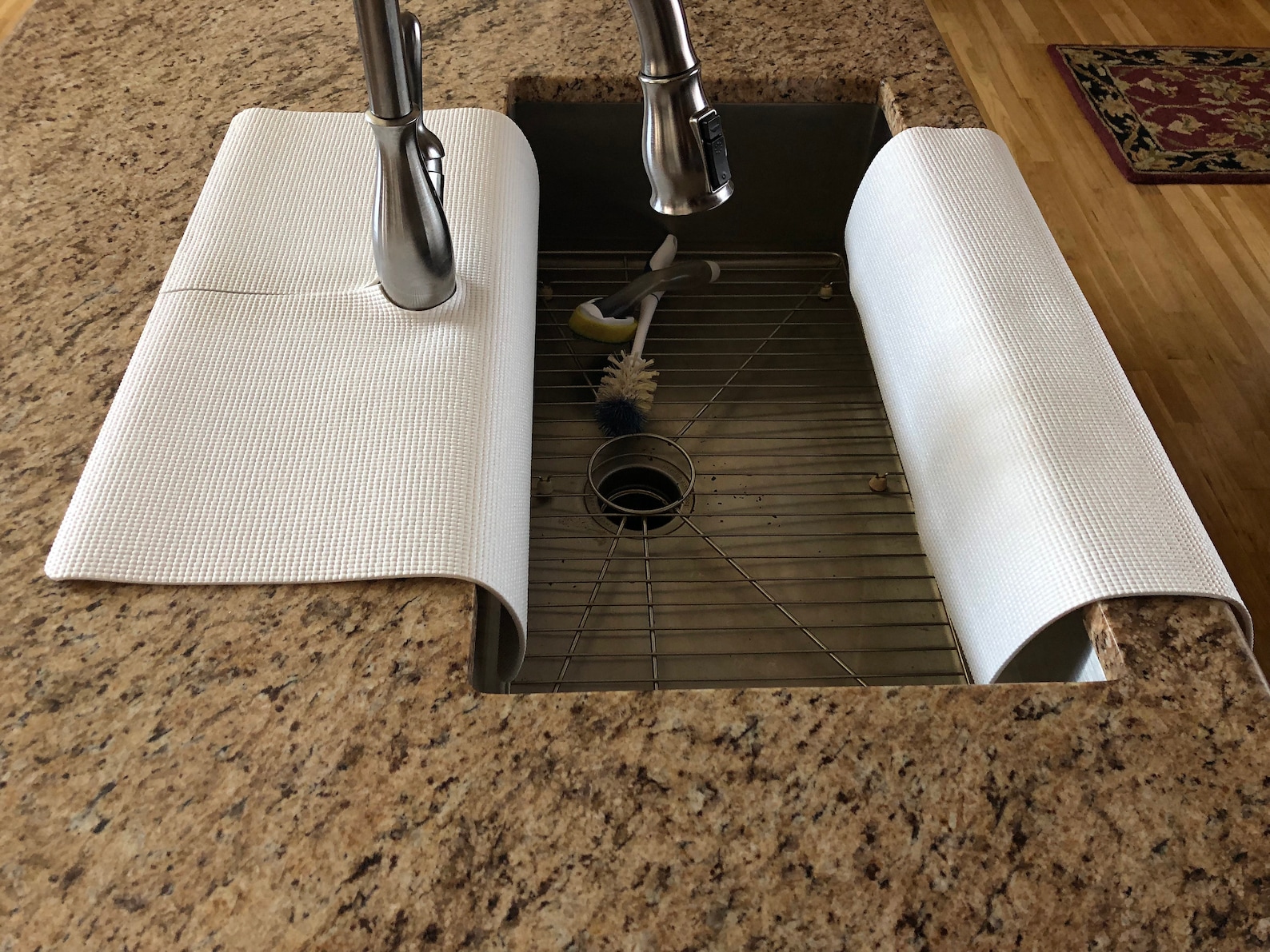 White Kitchen SINK EDGE GUARD, Protects Granite From Chipping ...