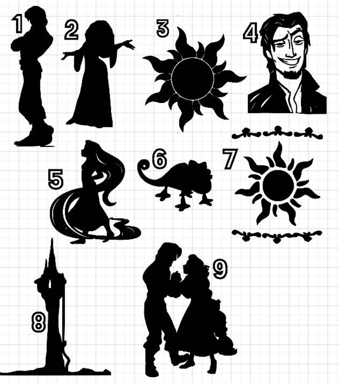 Tangled AP Vinyl Decal - Etsy