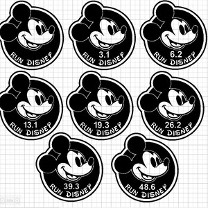 Run Disney Decal - Etsy