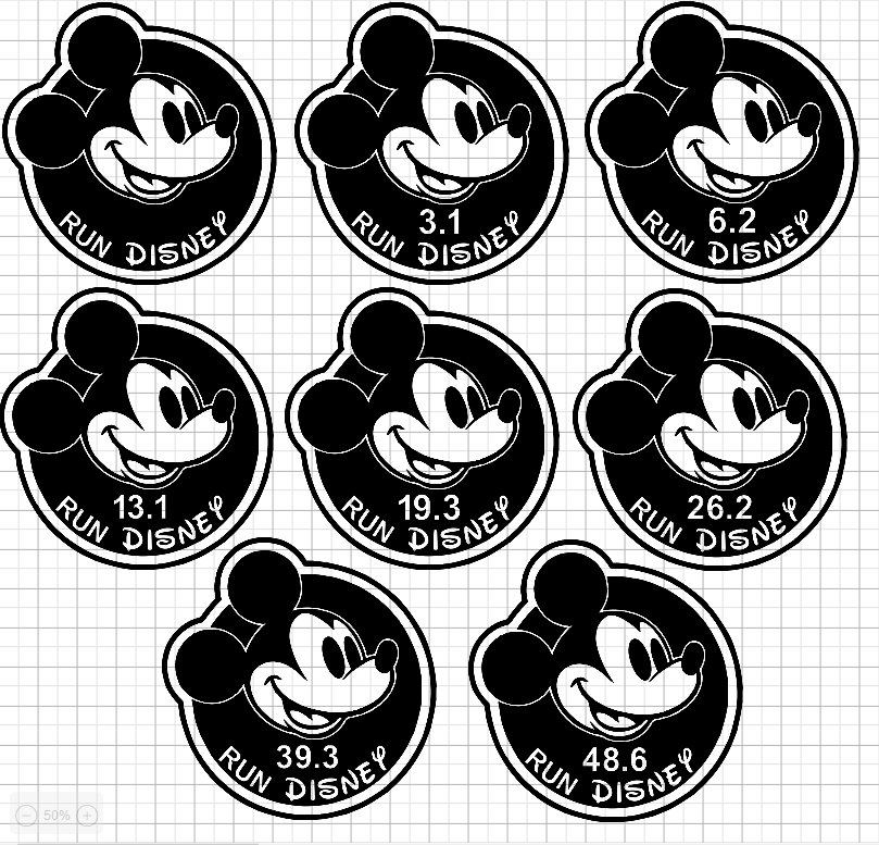 Run Disney Decal - Etsy
