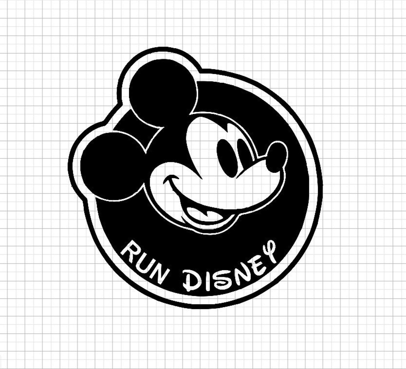 Run Disney Decal - Etsy