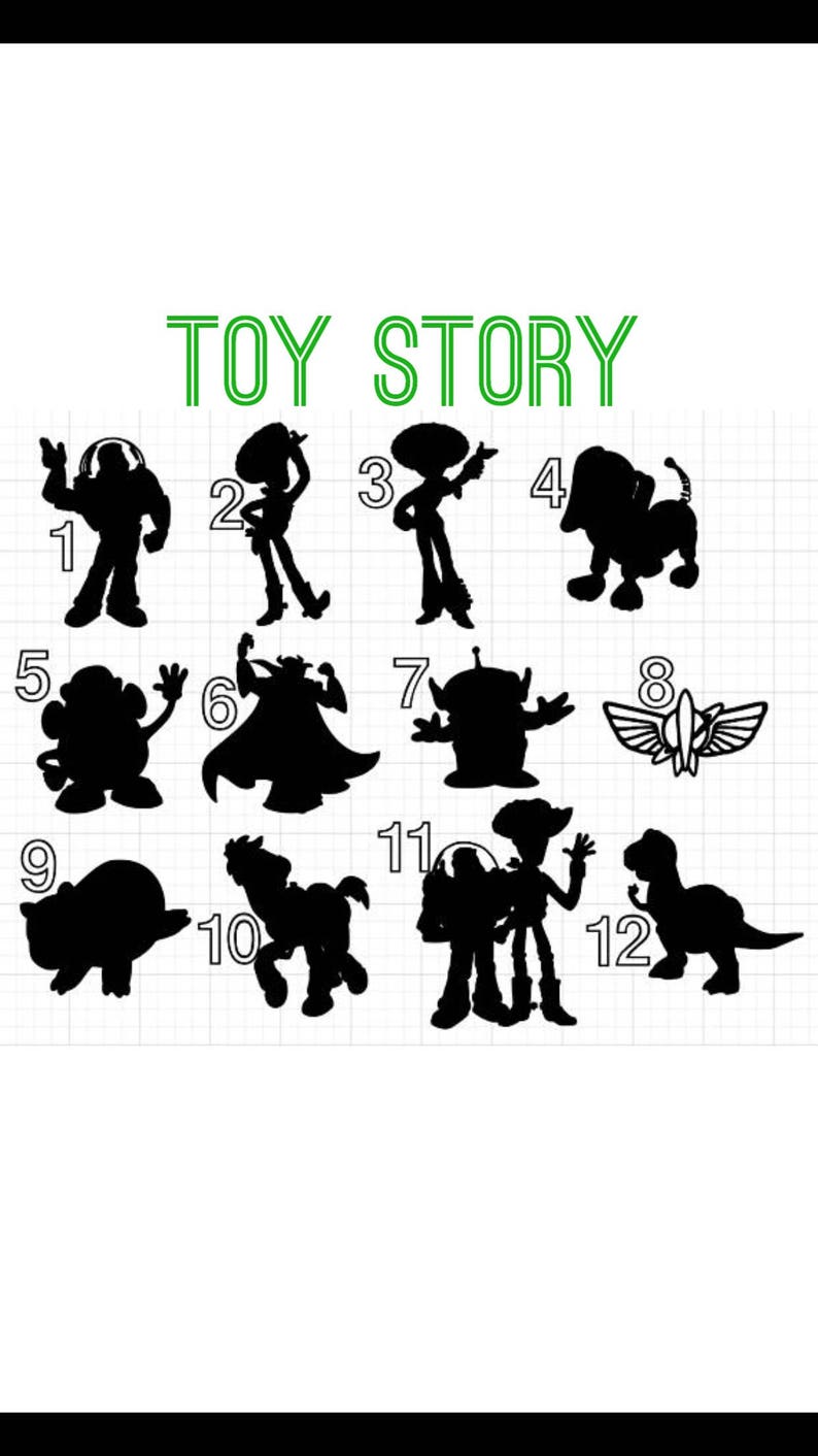 Custom Character Vinyl Decal - Etsy