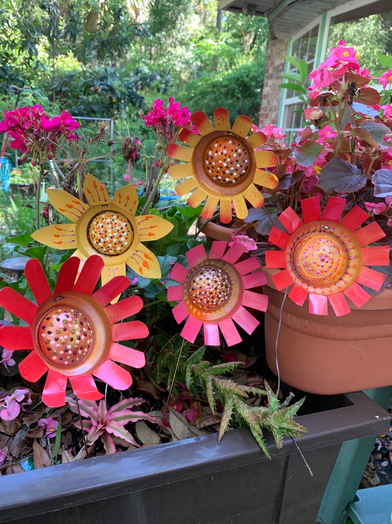 Single Metal Flowers With Stems - Etsy