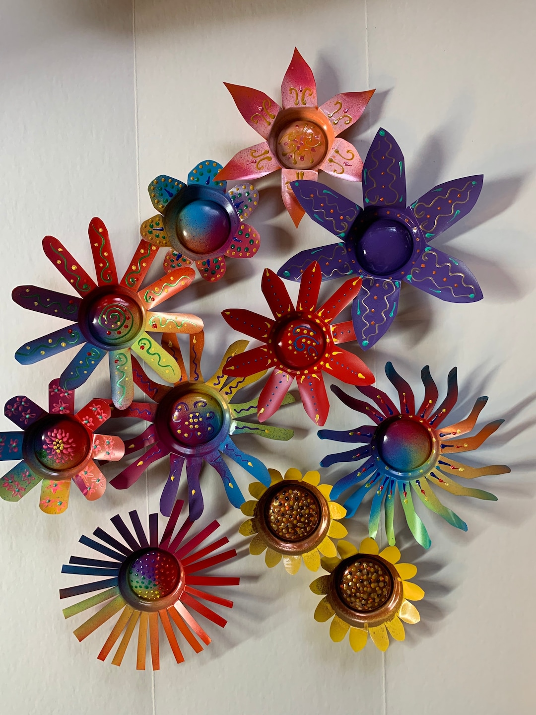 Single Metal Flowers With Stems - Etsy