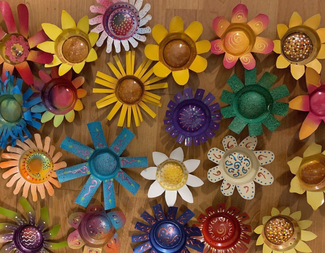 Single Metal Flowers With Stems - Etsy