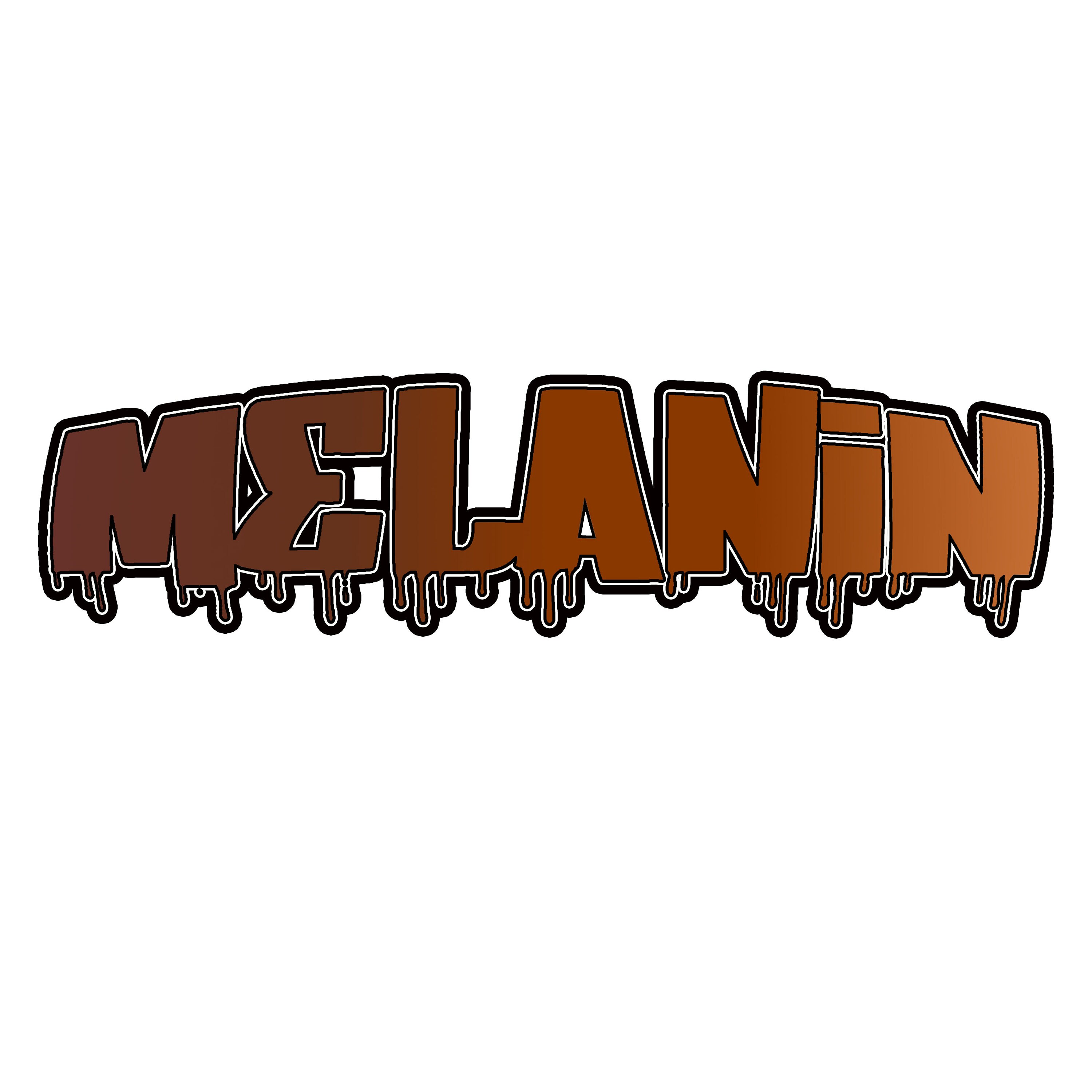 MELANIN Dripping Melanin Stickers SVG PNG and Jpeg Digital - Etsy