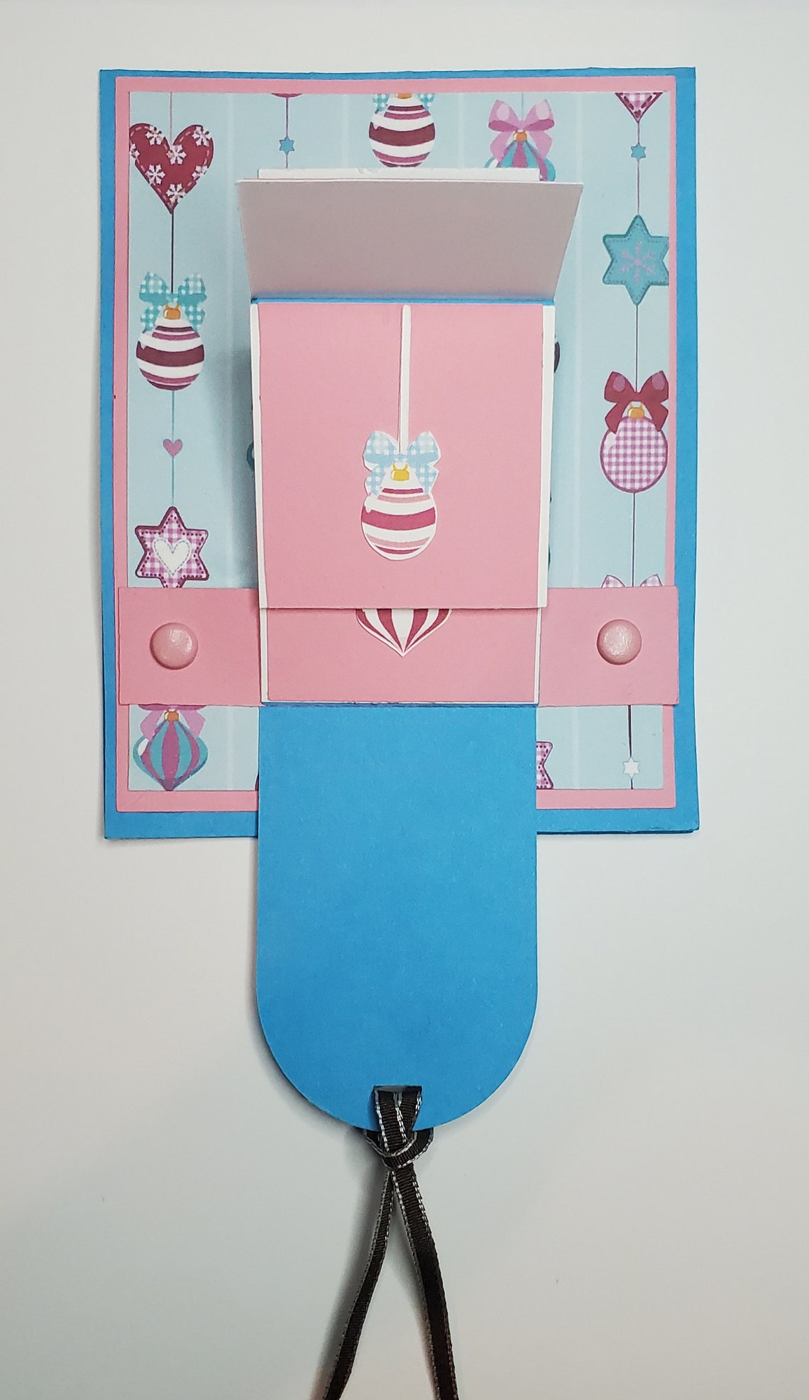 Waterfall Card Mechanism Template DIY SVG 4 Panels Cardmaking ...