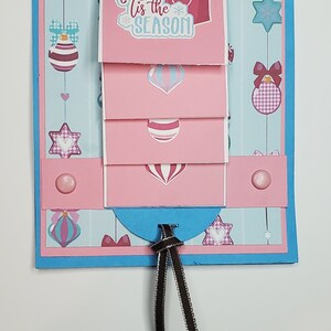 Waterfall Card Mechanism Template DIY SVG 4 Panels Cardmaking ...