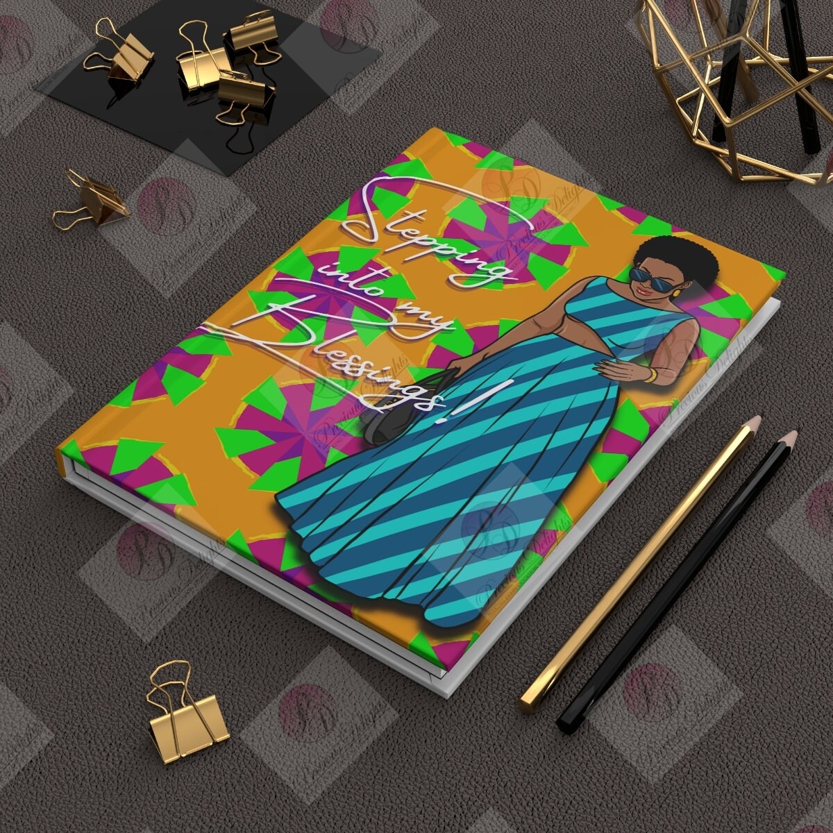 NEW Illustrated Digital Background Notebook, Planner and Journal Covers ...