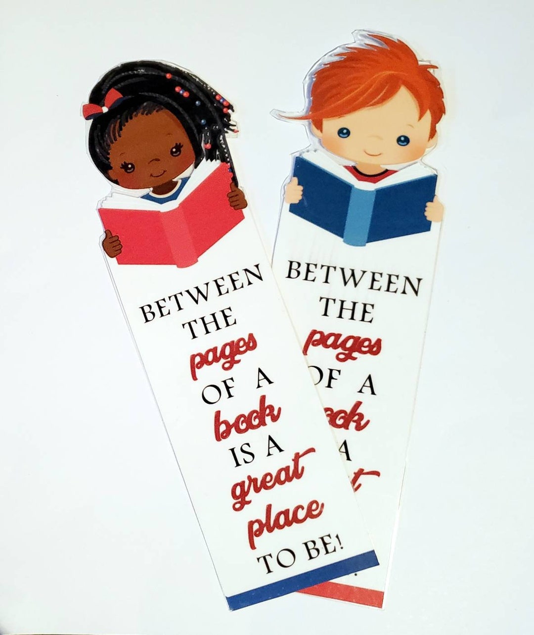 Laminated Bookmarks - Personalized - Etsy