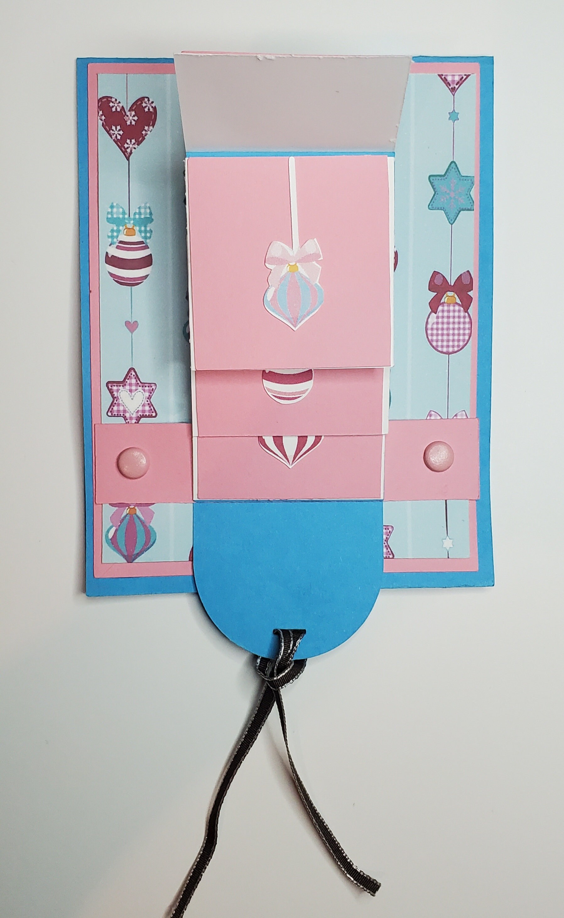 Waterfall Card Mechanism Template DIY SVG 4 Panels Cardmaking ...