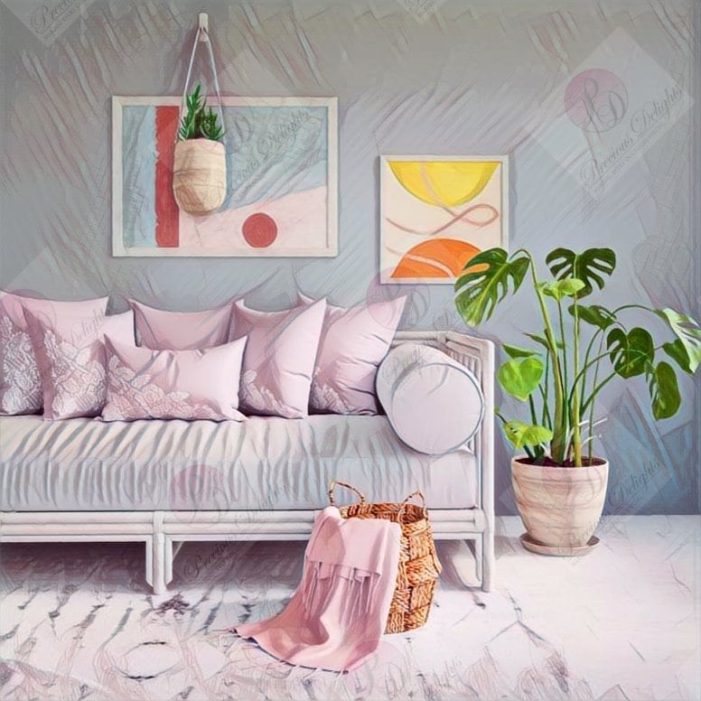 Illustrated Digital Background - Notebook, Planner Covers - JPEG Format ...