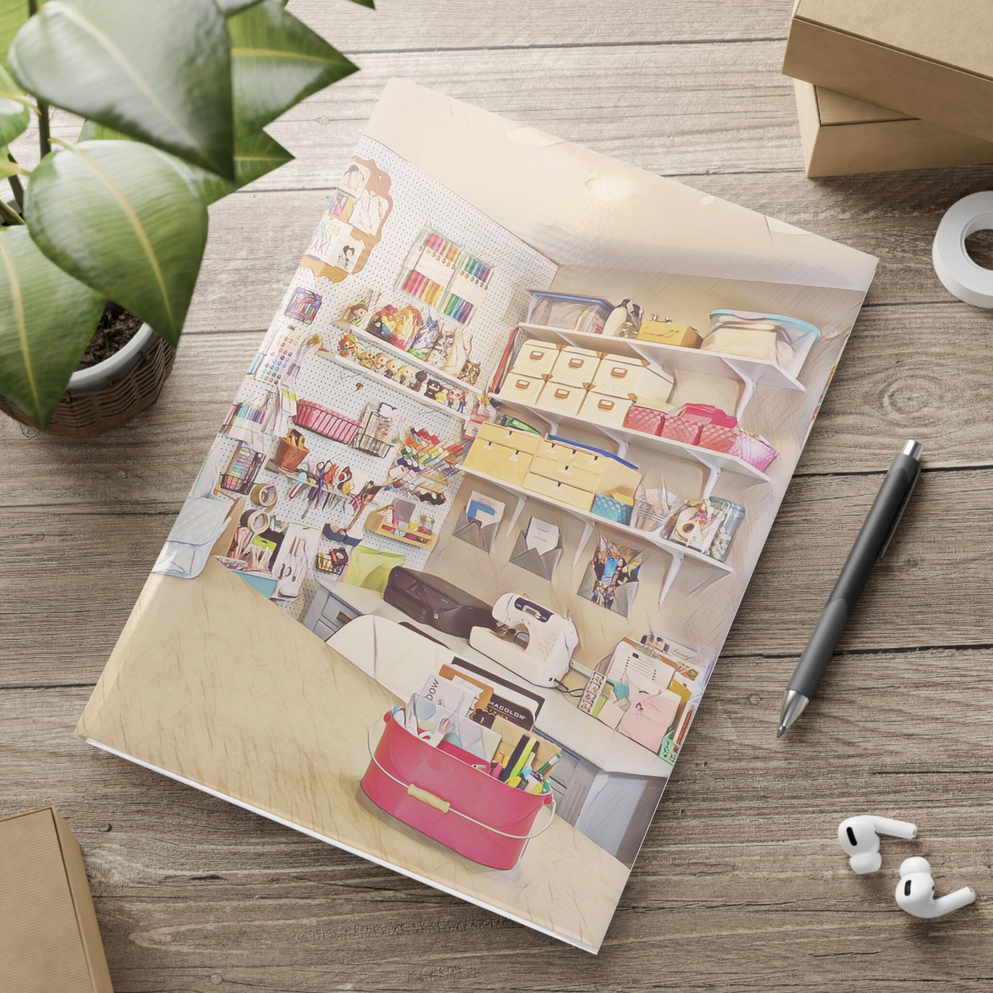 Illustrated Digital Background Notebook, Planner & Journal Covers JPEG ...