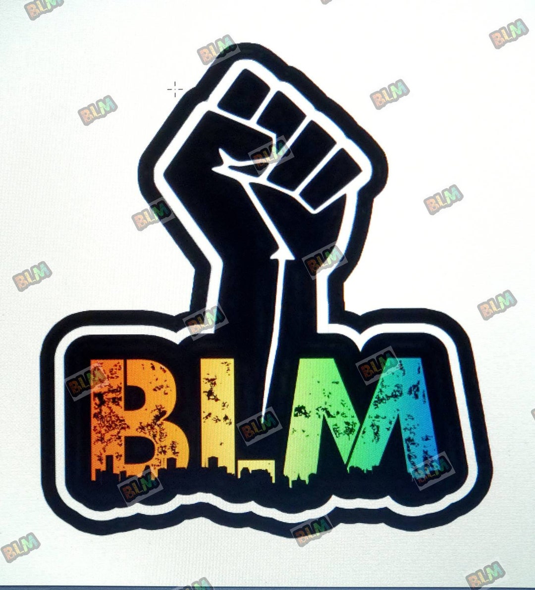 Black Lives Matter SVG, BLM Svg Cut File, Black Lives Svg, Black Fist ...