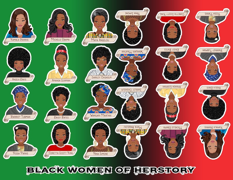 Black History Month African American Women Kamala Harris Michelle Obama ...