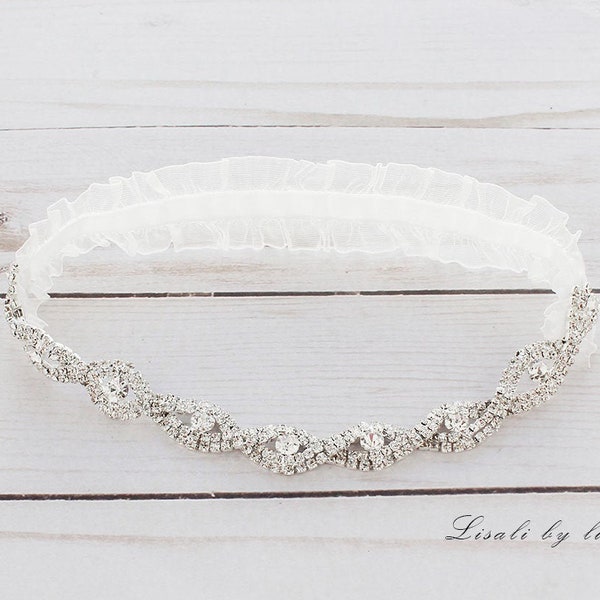 Rhinestone Garter - Etsy