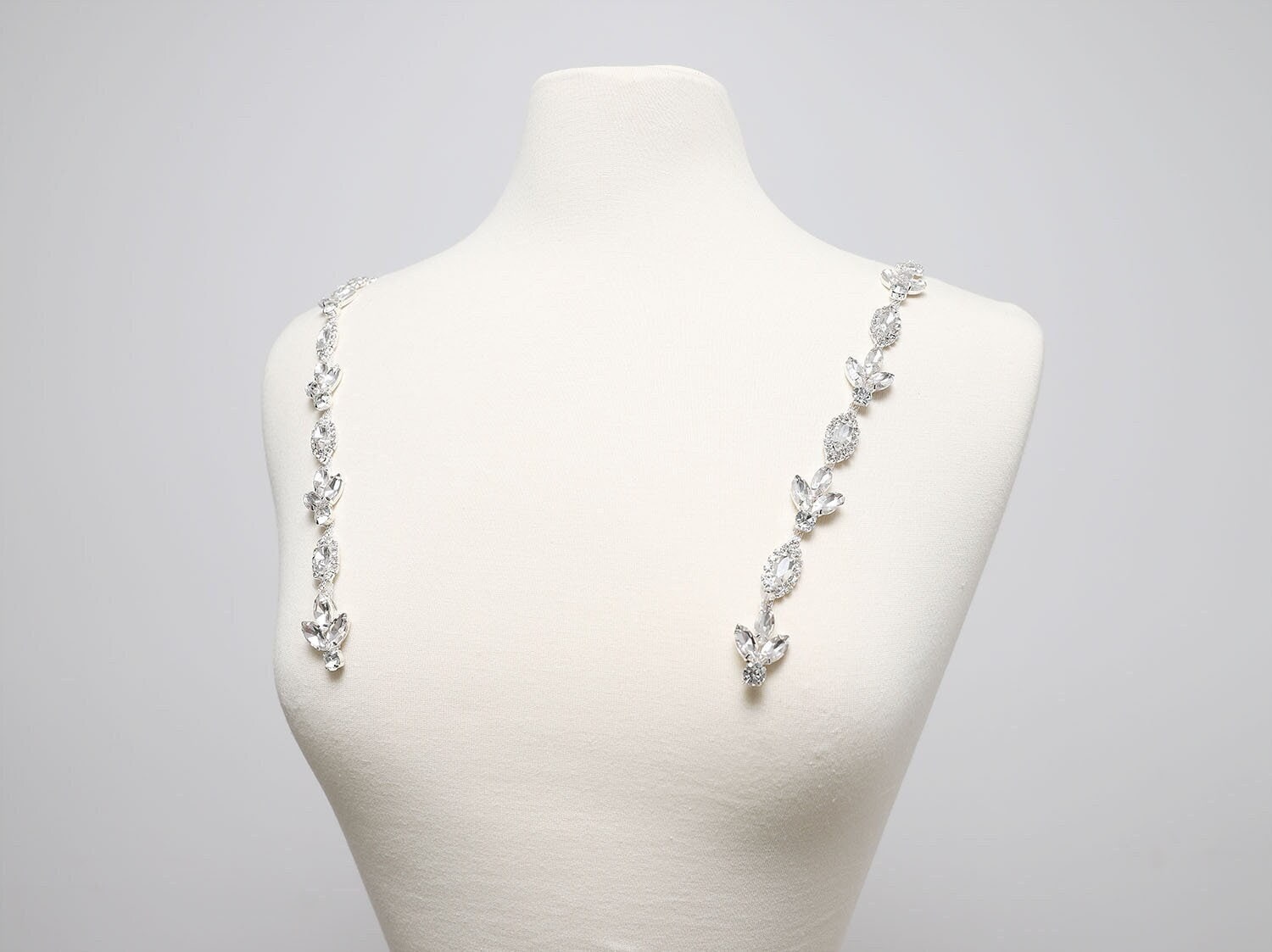 Wedding Dress Straps, Crystal Straps, Bridal Straps, Detachable Straps ...