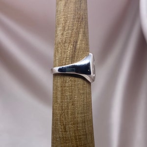 Moon and Star Engraving Signet Ring Moon Engraving Ring, Moon Ring ...