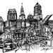 Broadway Drawing - Etsy