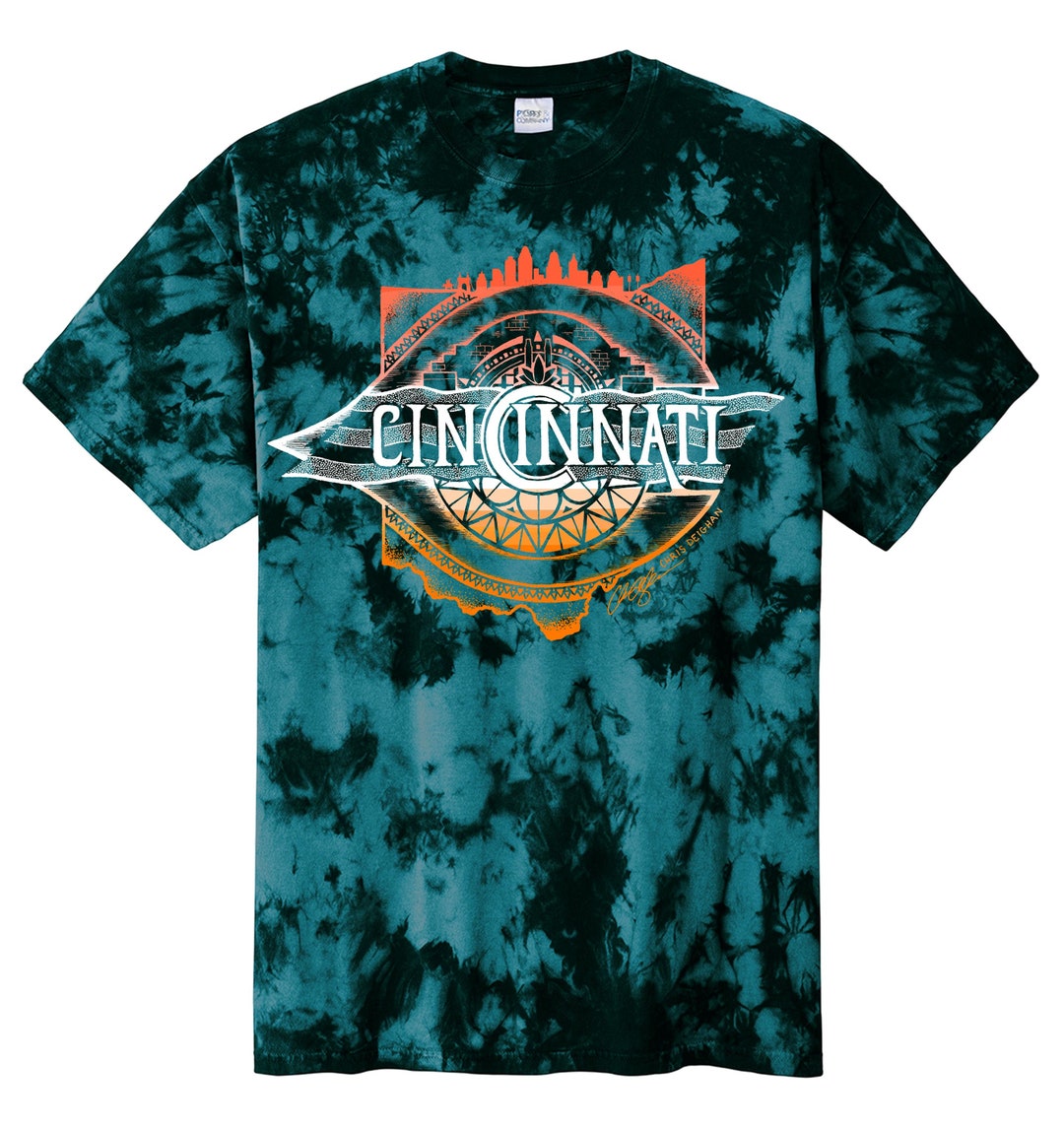 Tie Dye Cincinnati Shirt - Etsy