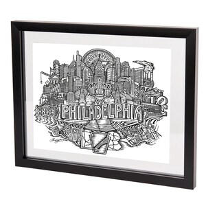 Philadelphia Drawing Print - Etsy