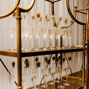 Tinsel Drink Stirrer, Cupcake Topper, New Year Stirrers, 10 Pack, Fun ...