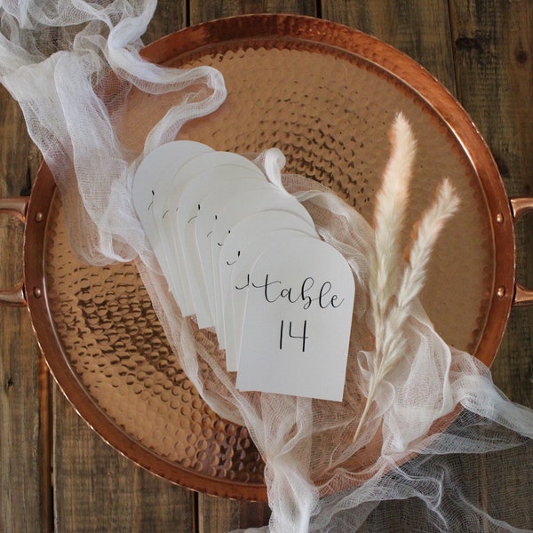 Circle Table Numbers - Etsy