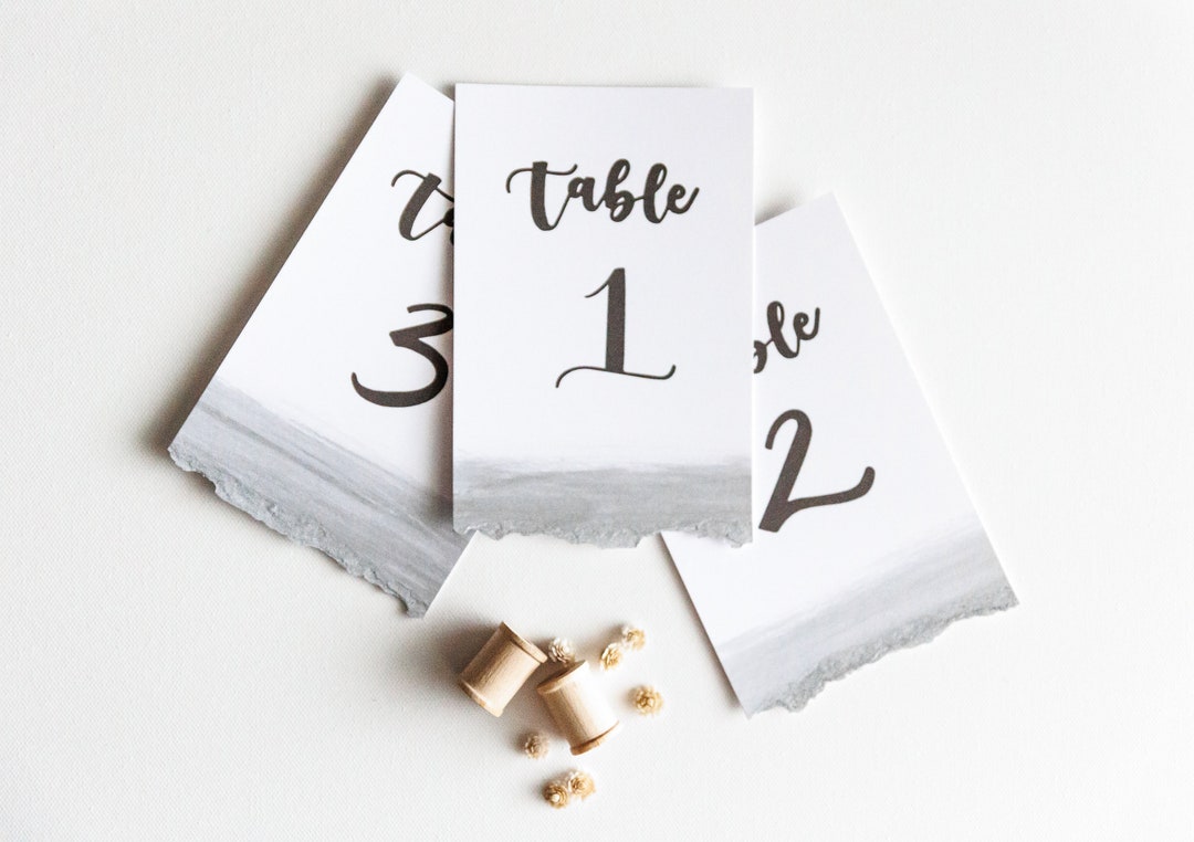 Silver Table Numbers, Table Number Set, Reception Numbers, Unique Table ...