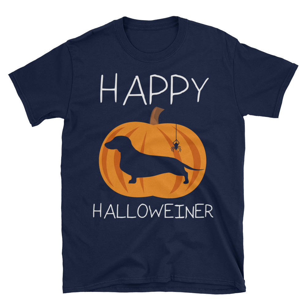 Halloween Costume Happy Halloweiner T-shirt for Dachshund Dog Owner ...