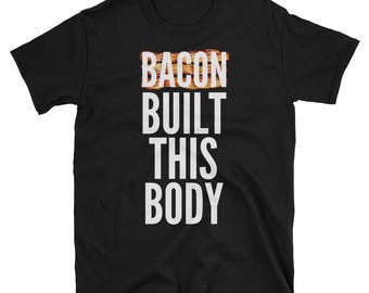 Exercise Eggs Are Sides for Bacon Tee-shirt Funny Tee Shirt - Etsy