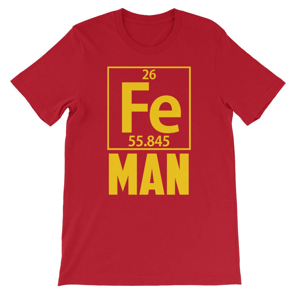 Fe Man Science Periodic Table Iron Element Halloween Costume Unisex ...