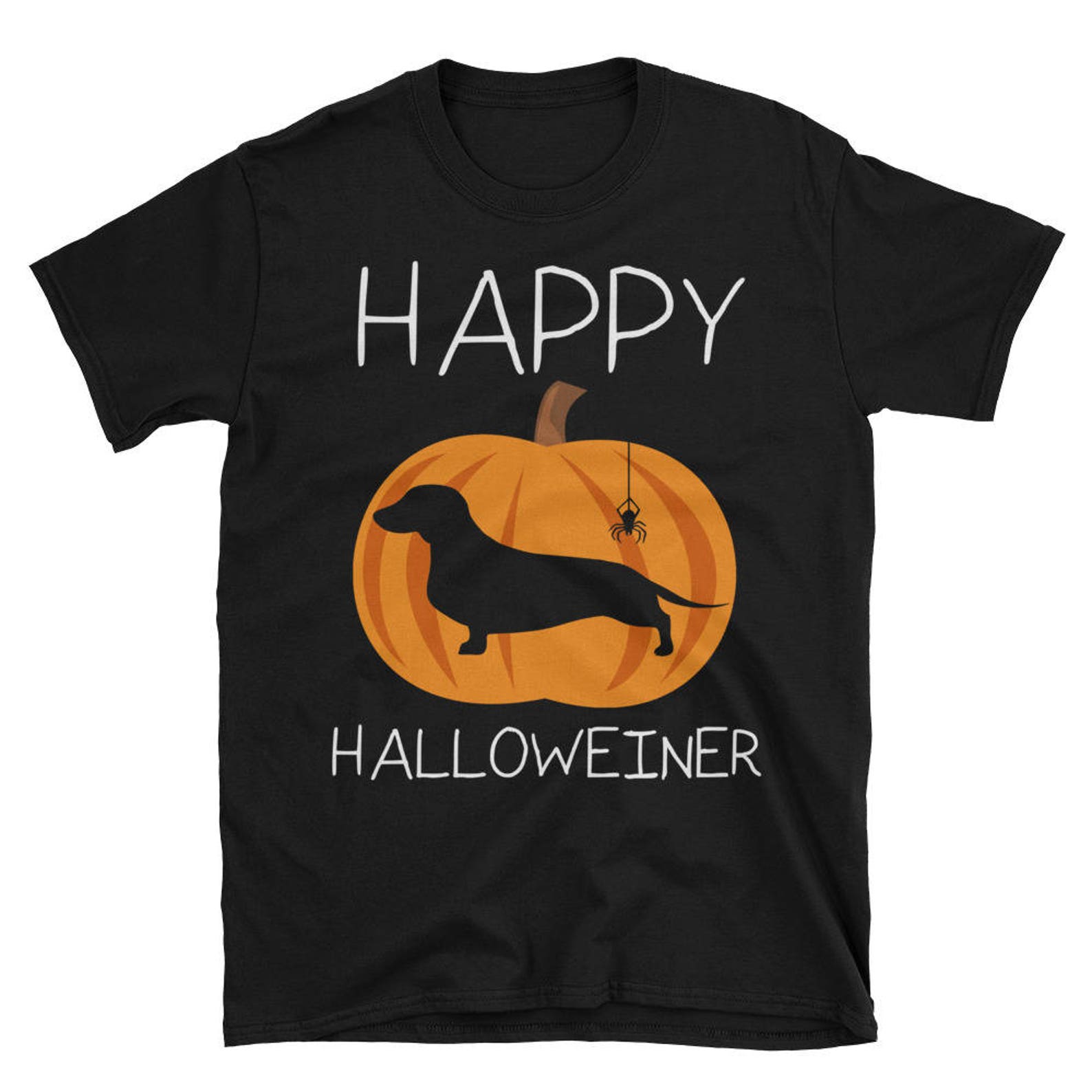 Halloween Costume Happy Halloweiner T-shirt for Dachshund Dog Owner ...