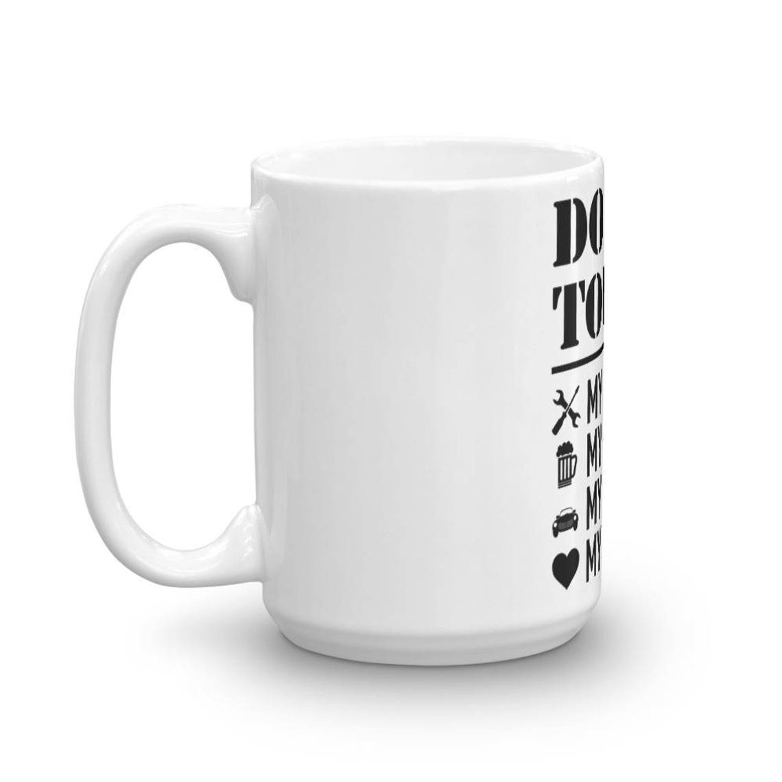 Do Not Touch My Daughter Funny Gift for Dad/ Father Day Coffee Mug/ Cup ...