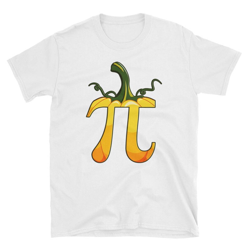 Pumpkin Pie Pi Day Algebra Math Symbol Funny Halloween Short-sleeve ...