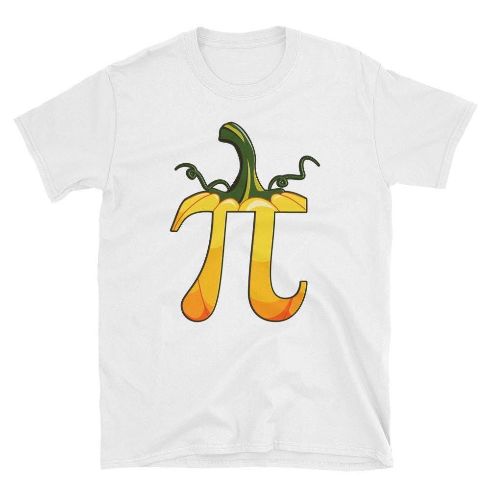 Pumpkin Pie Pi Day Algebra Math Symbol Funny Halloween Short-sleeve ...