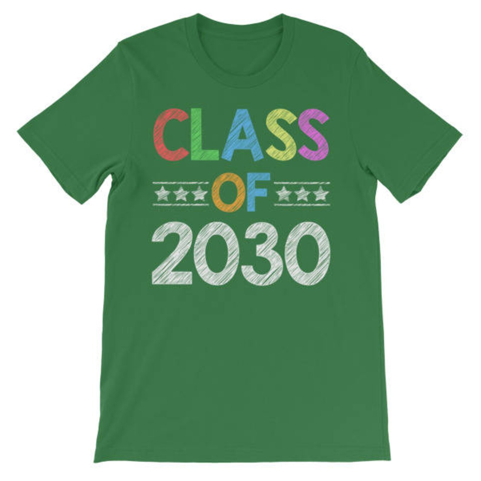 Class of 2030 T-shirt - Future Kindergarten Graduates Shirt Unisex ...