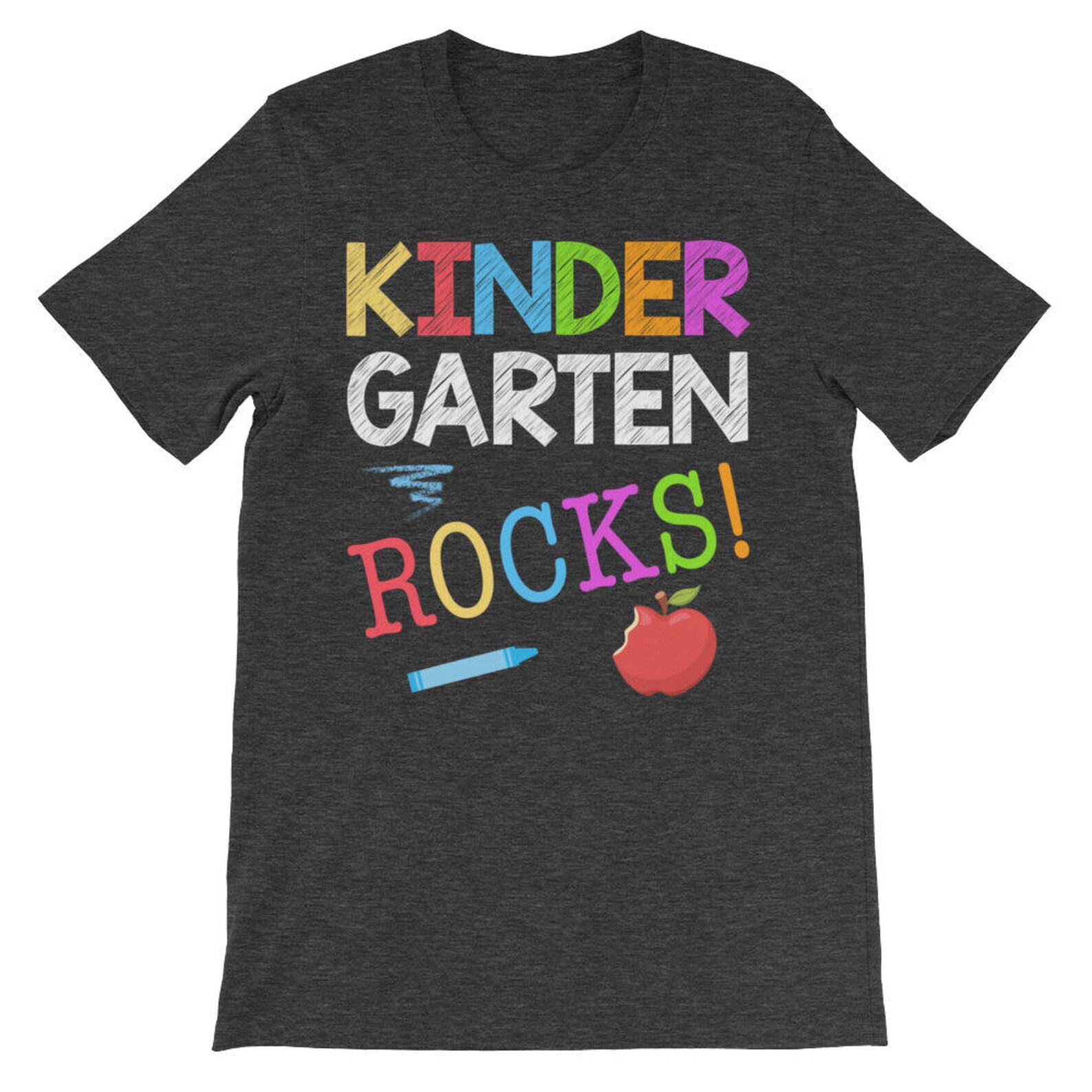 Kindergarten Rocks T-shirt Funny Back to School Teacher Gift Unisex ...