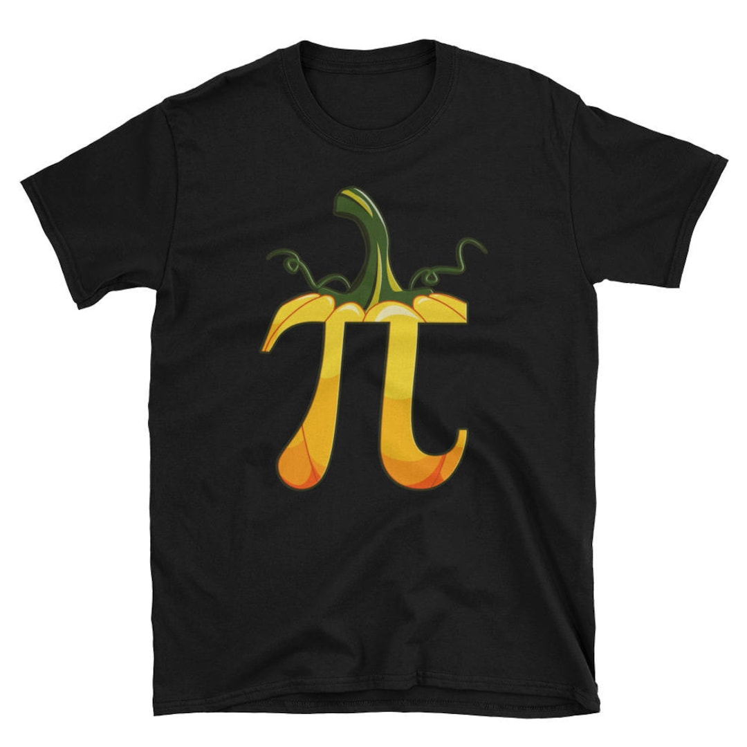 Pumpkin Pie Pi Day Algebra Math Symbol Funny Halloween Short-sleeve ...