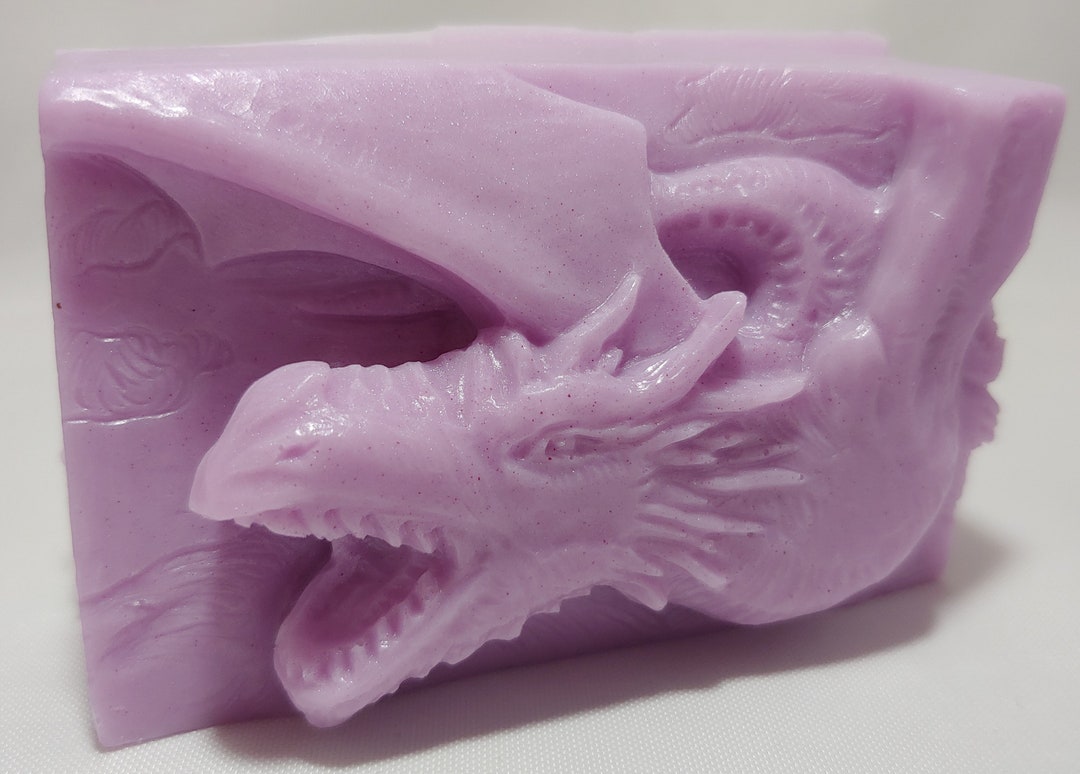 LOOT DICE SOAP Jabón temático Fantasy Dragon sin poliedro D20 Jabón ...