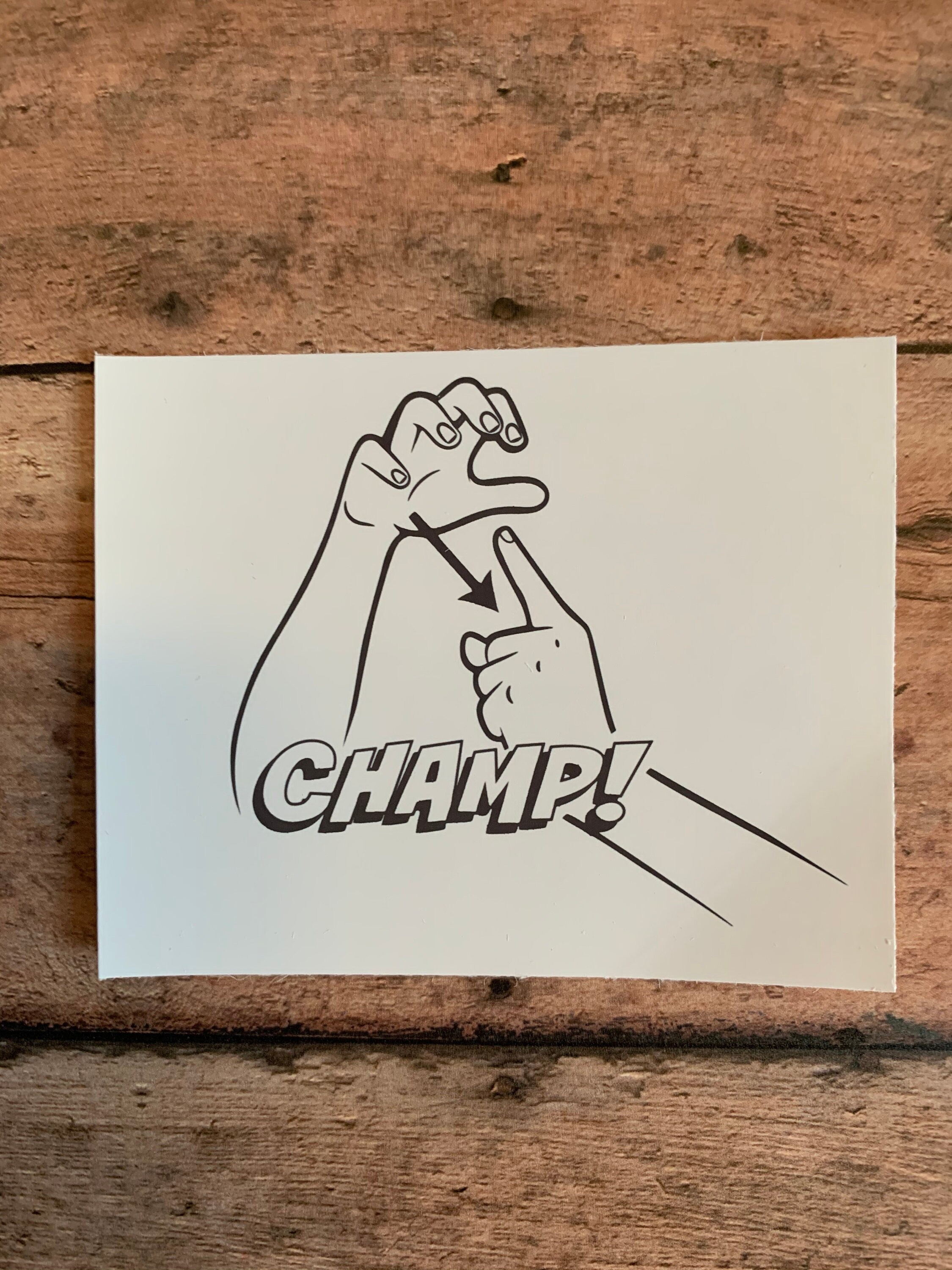 Magnet: Champ ASL Slang Gift for Deaf CODA Teacher of the - Etsy Israel